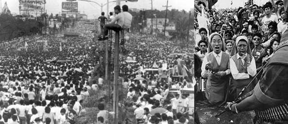 Reminiscing 1986 EDSA People Power Revolution that toppled an authoritarian