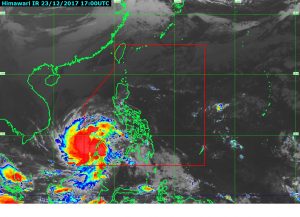 ‘Vinta’ intensifies into typhoon heading out of PH before Christmas