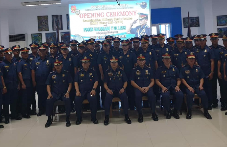 PNP 7 chief opens criminal investigation course in Bohol